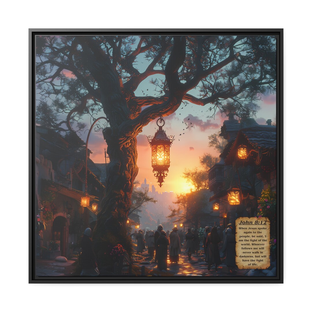 The Light of the Path - John 8:12 - Etsy
