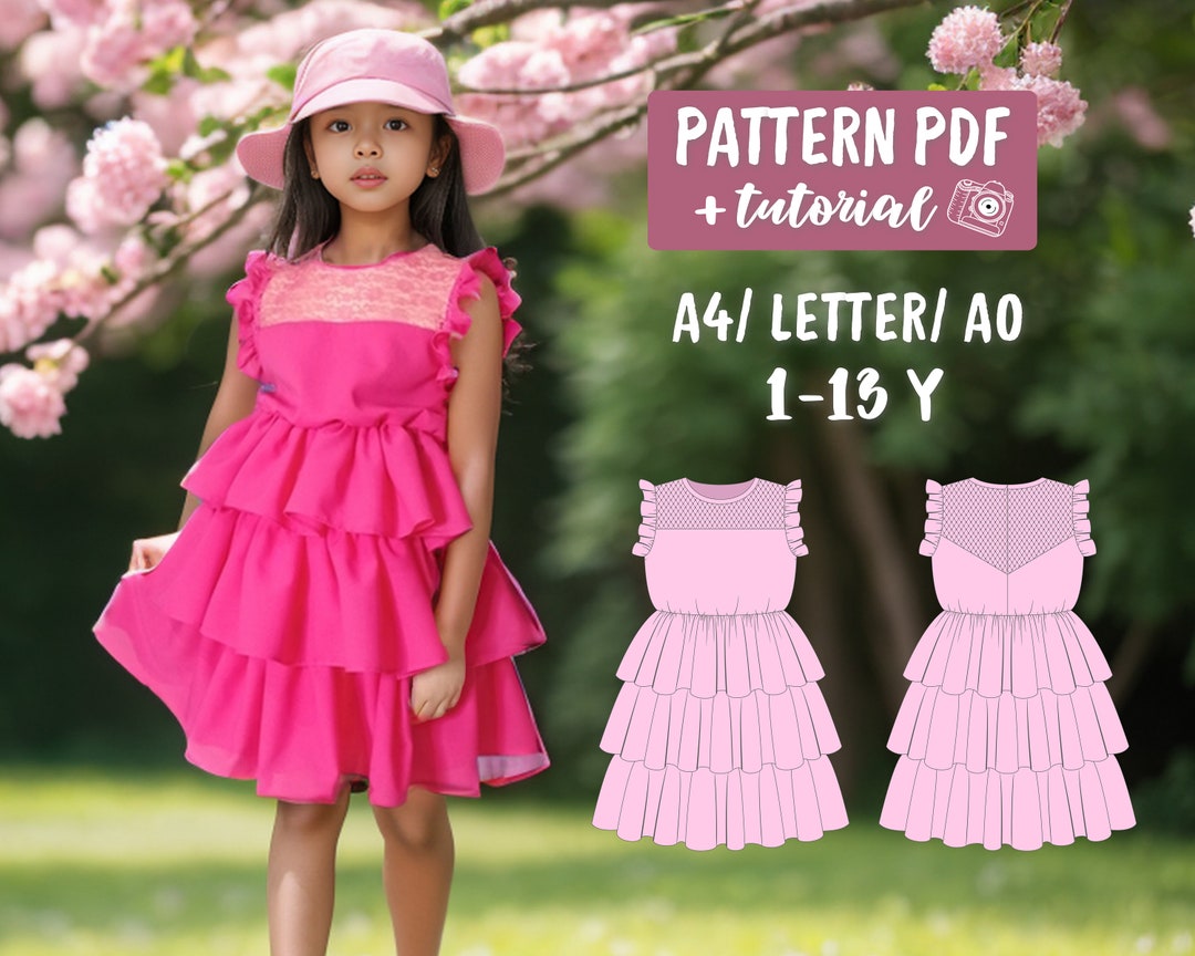 Girls Dress Pattern Girls Sewing Pattern Baby Dress Pattern Patterns ...
