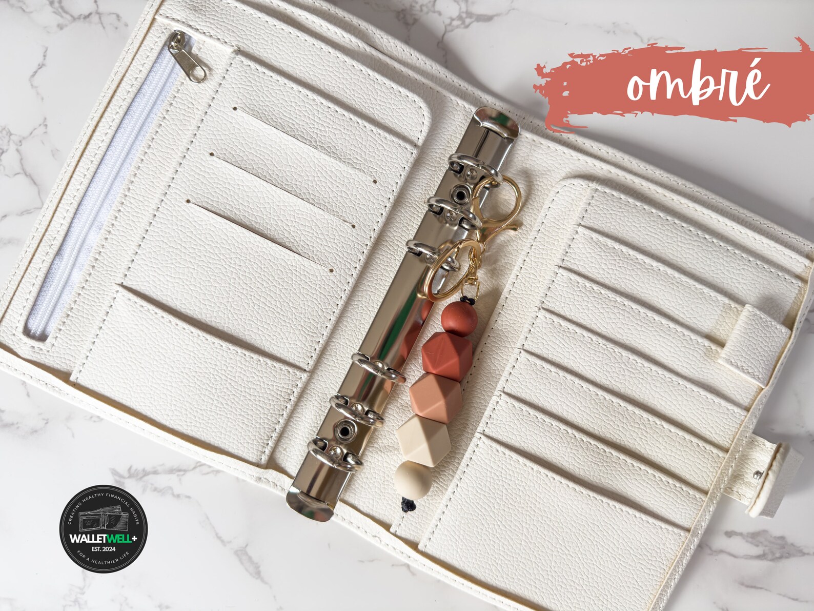 Silicone Beaded Keychain and Planner Charm | Cash Budgeting Binder ...