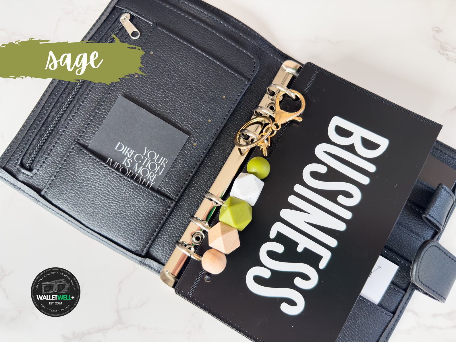 Silicone Beaded Keychain and Planner Charm | Cash Budgeting Binder ...