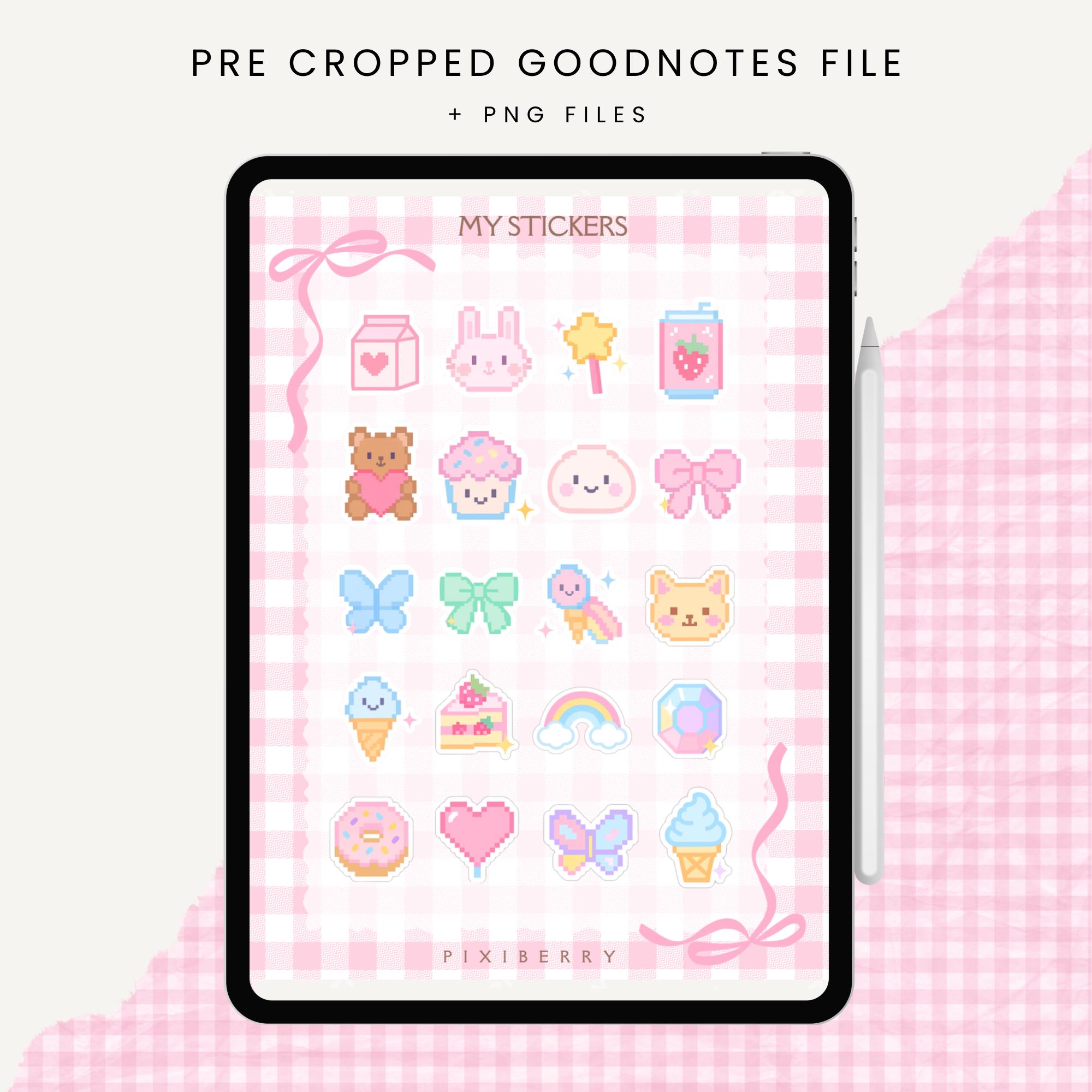 Cute Digital Stickers Goodnotes Stickers Goodnotes Sticker Book ...