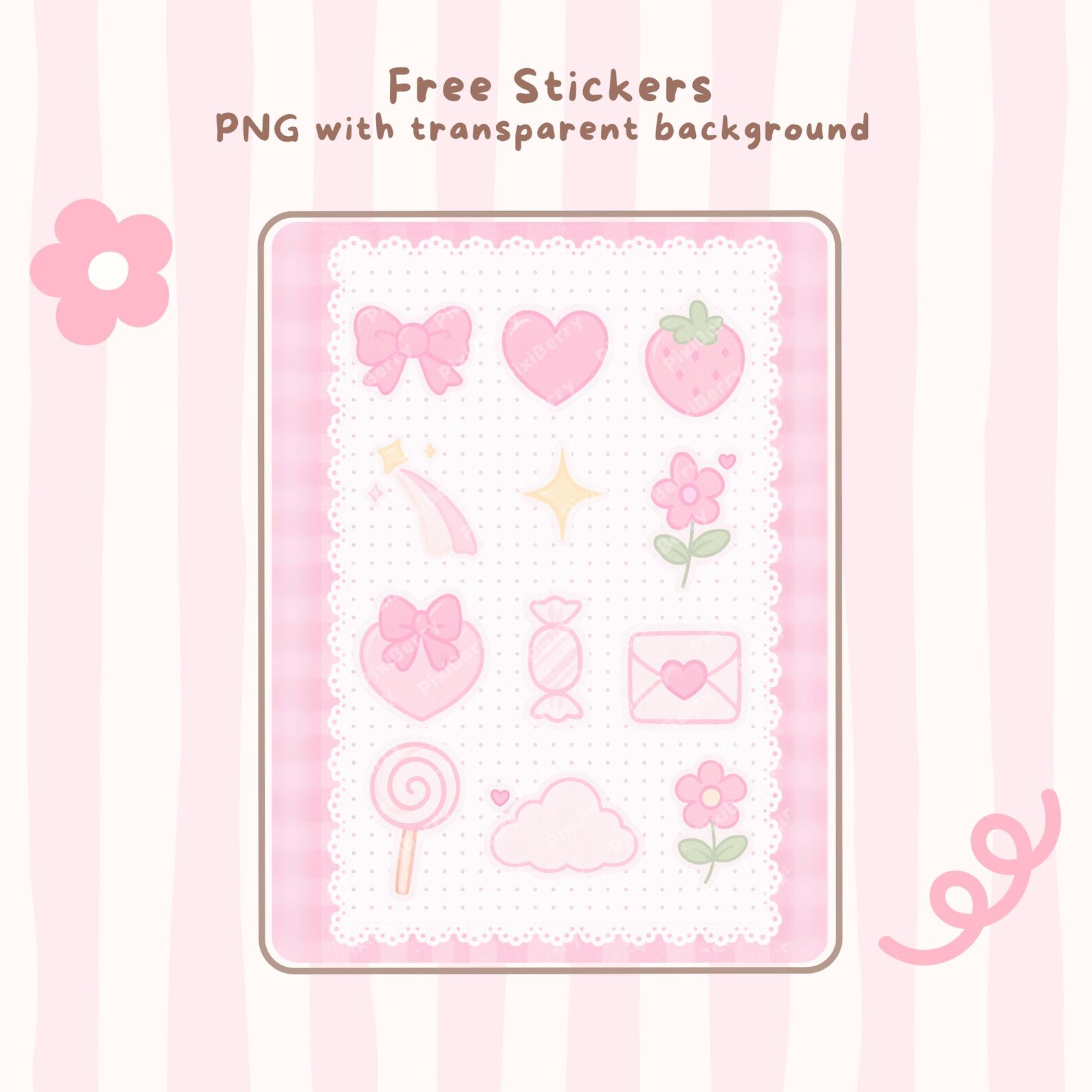 Kawaii Digital Notebook Pink Cute Goodnotes Notebook Bundle Digital ...