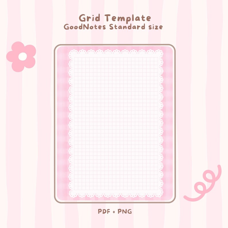 Kawaii Digital Notebook Pink Cute Goodnotes Notebook Bundle Digital ...