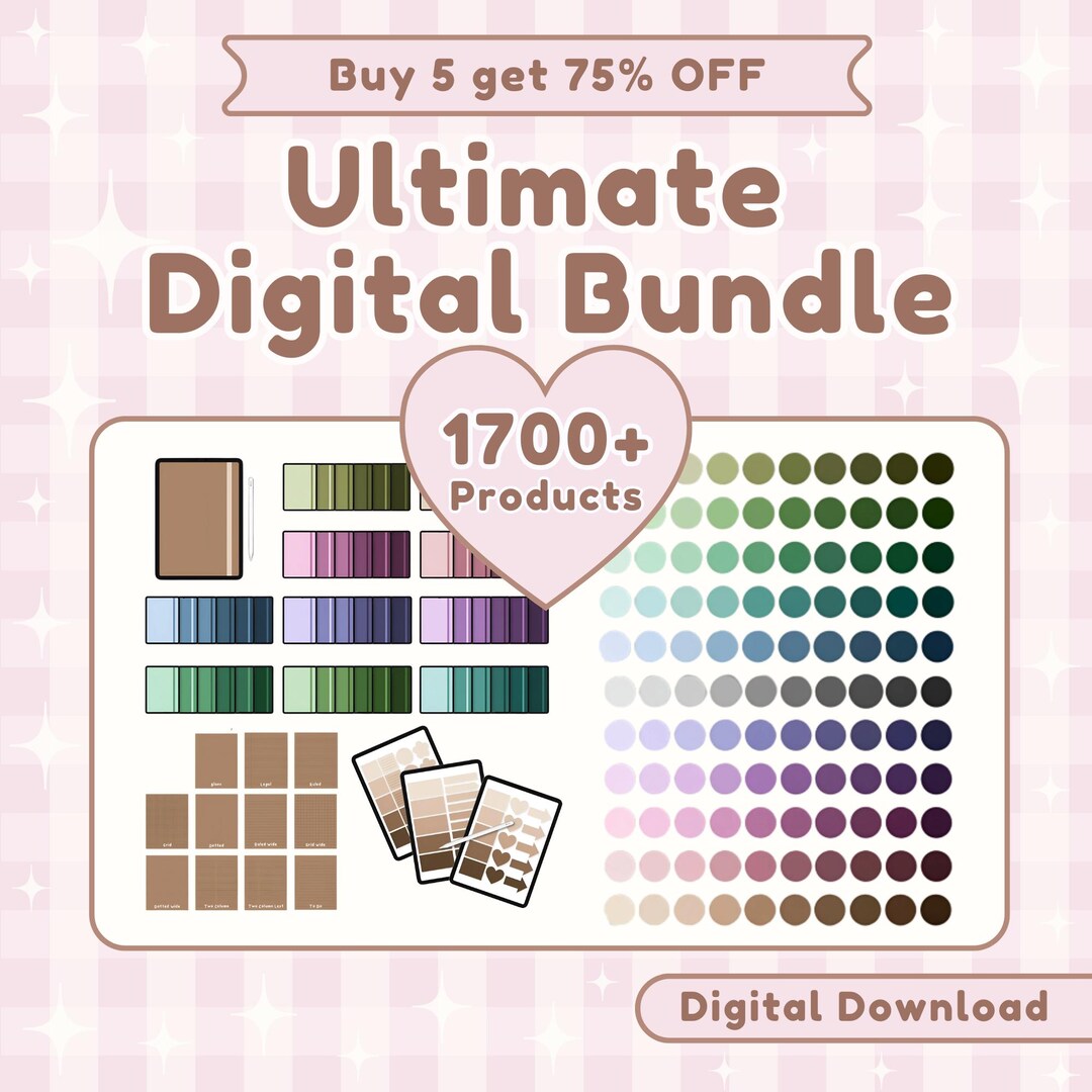 Digital Note Taking Essential Bundle Ultimate Goodnotes Bundle ...