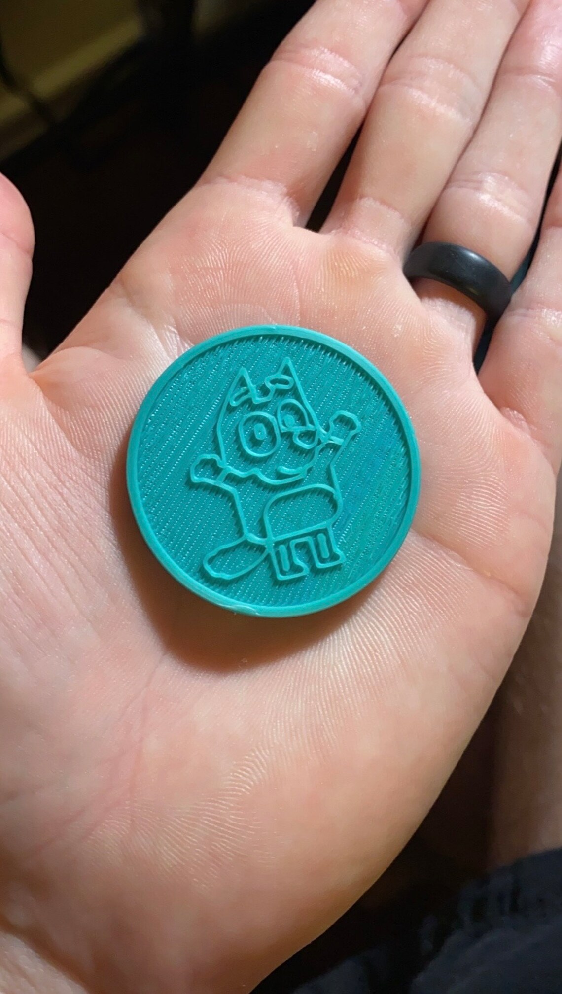 Bluey One Dollar Buck Coin 3D Printed - Etsy