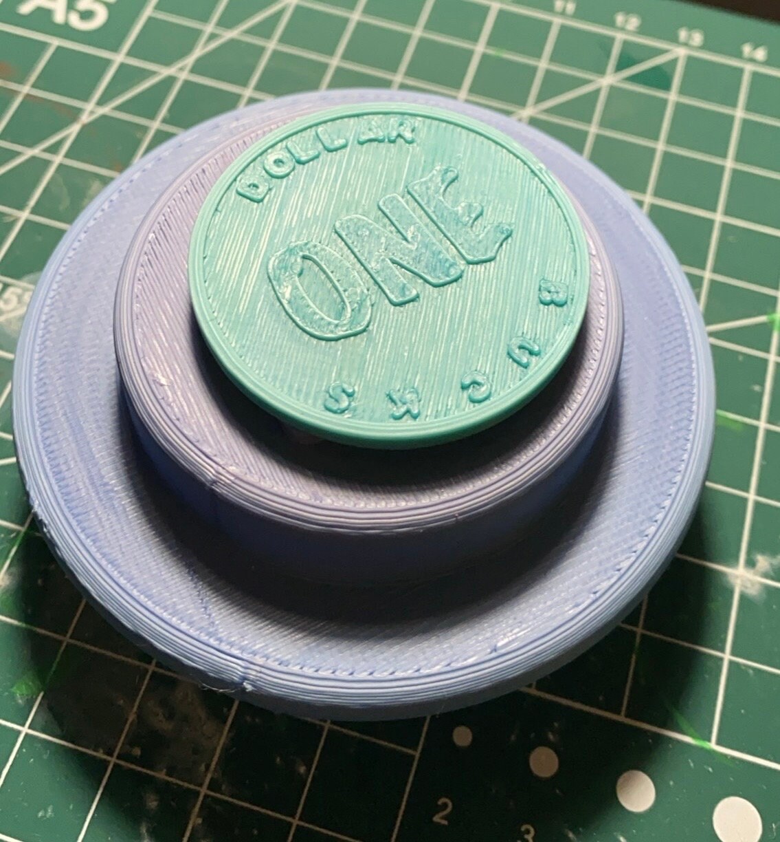 Bluey One Dollar Buck Coin 3D Printed - Etsy