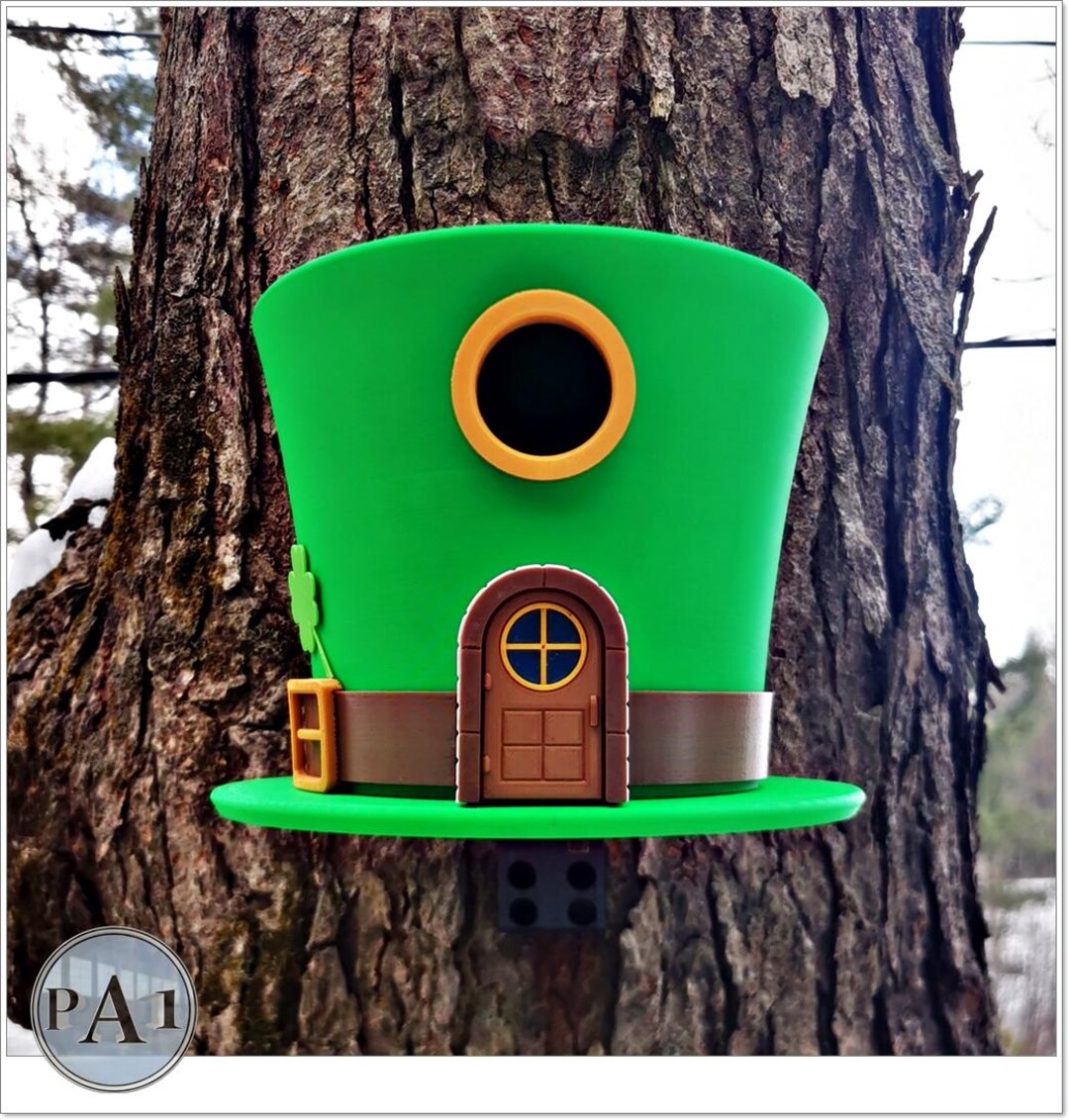 Leprechaun Hat Bird House - Etsy