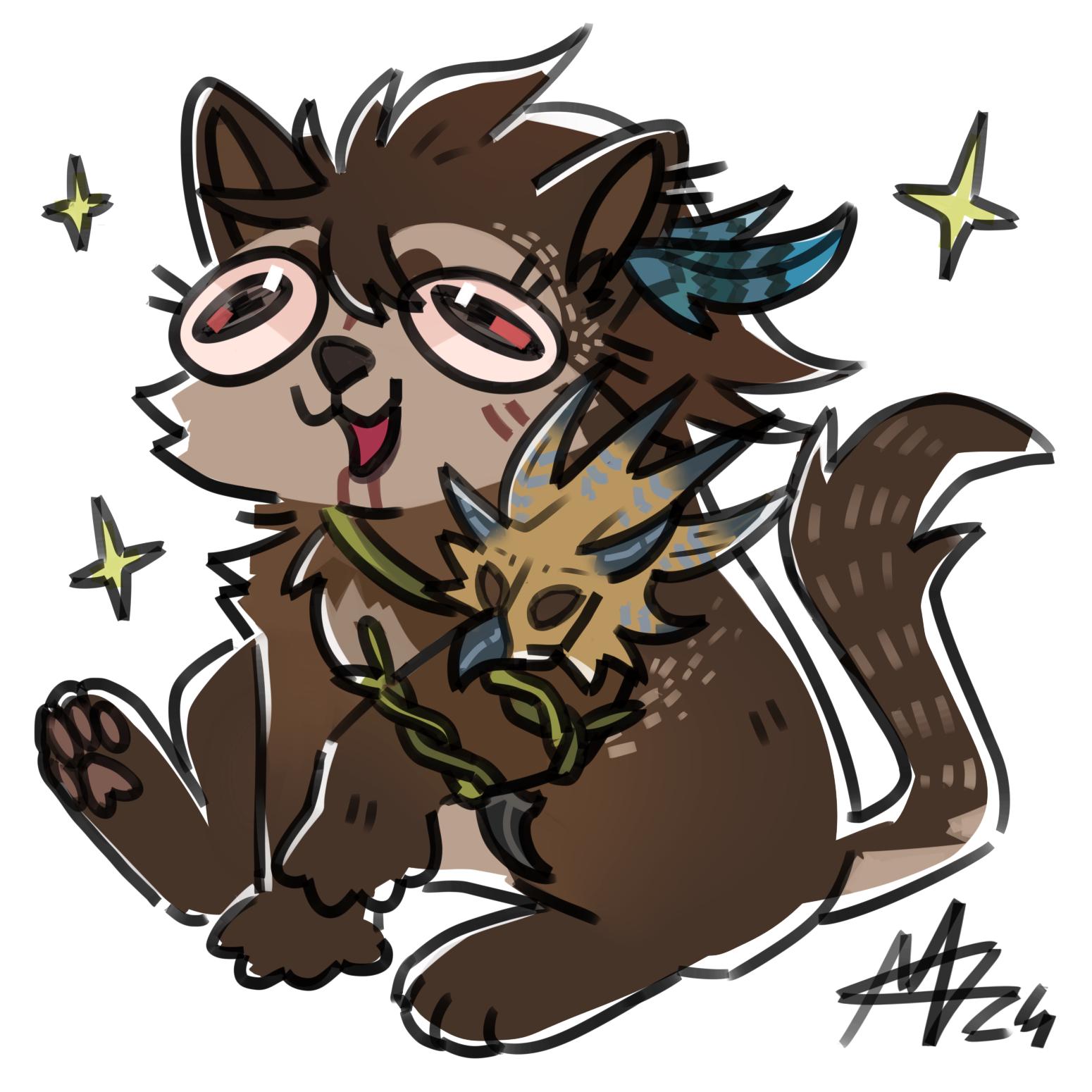 Ikona | Furry | DOODLE DERP | Custom Avatar - Etsy