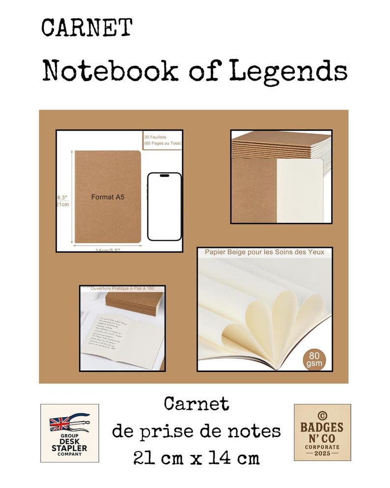 Magma Notebook of Legends Collector's Notebook 21x14 Cm Zeuhl ...