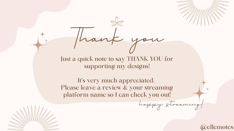 Animated Pink Check Stream Scenes Basic Twitch Overlay Simple Minimal ...