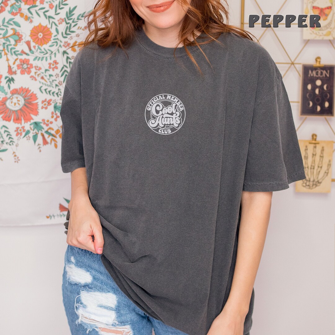 Embroidered Cool Aunt Club Shirt, Trendy Aunt Club Shirt, Stylish Aunt ...