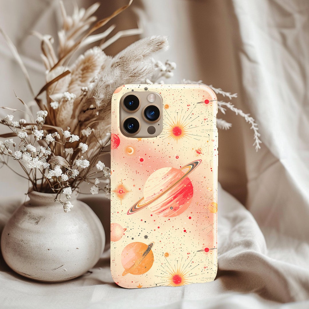 Pink Planets and Milky Way Phone Case | Iphone, Samsung Galaxy, Google ...