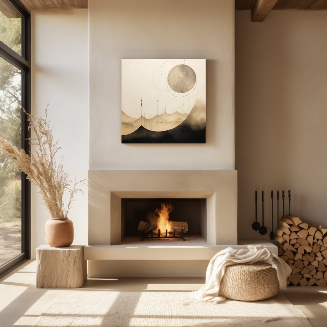 Valley of Orbiting Planets Gallery Canvas | Celestial Design ...