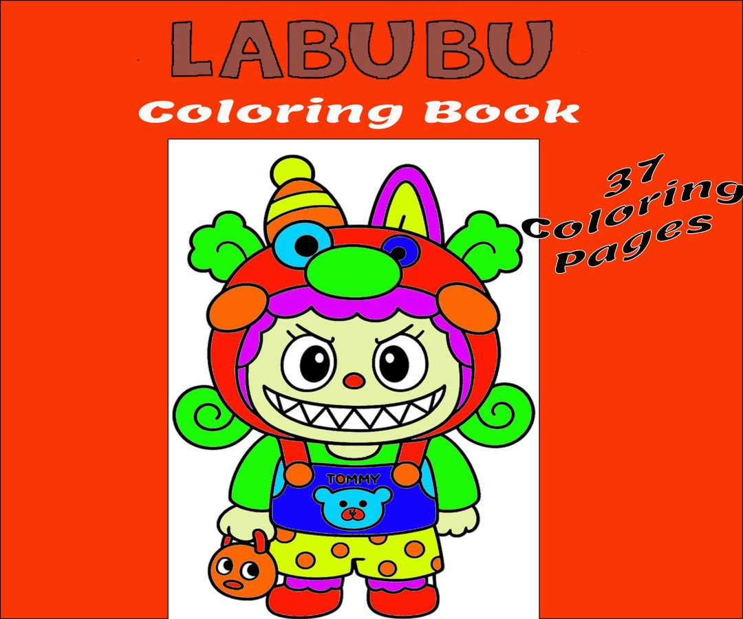 LABUBU Coloring Book Bundle | Fun Digital Activity for Kids & Adults ...