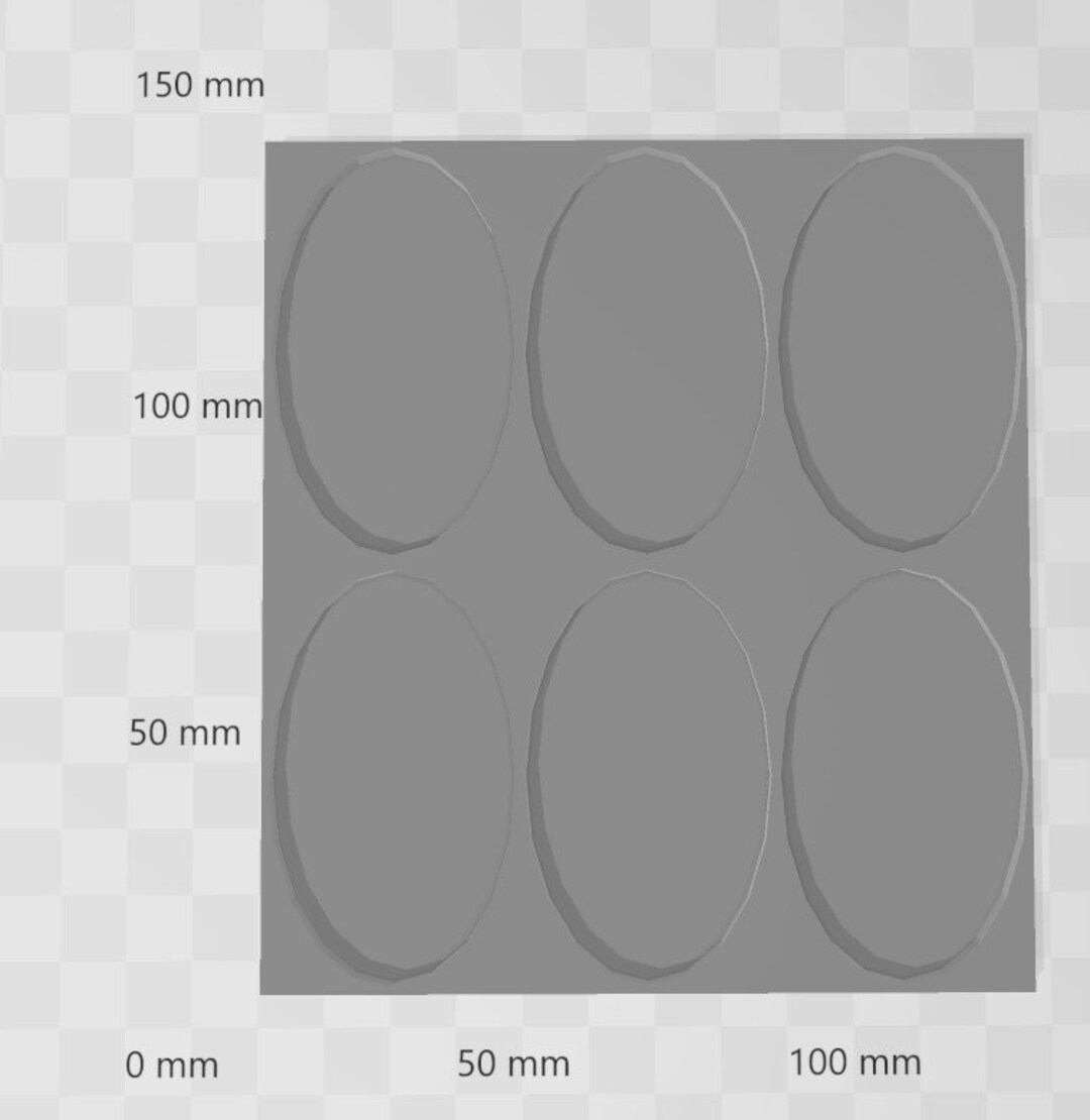 60mmx35mm &75mmx42mm Cavalry Movement Tray and Bases - Etsy