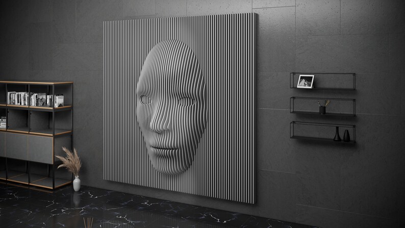 Parametric Wavy Face Wavy Wooden Parametric Design and Modern Wall ...