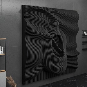 Parametric Art Wooden · Wavy Wooden Wall Decor · 3D Print CNC Router ...