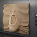 Parametric Art Wooden Wavy Wooden Wall Decor 3D Print CNC Router ...