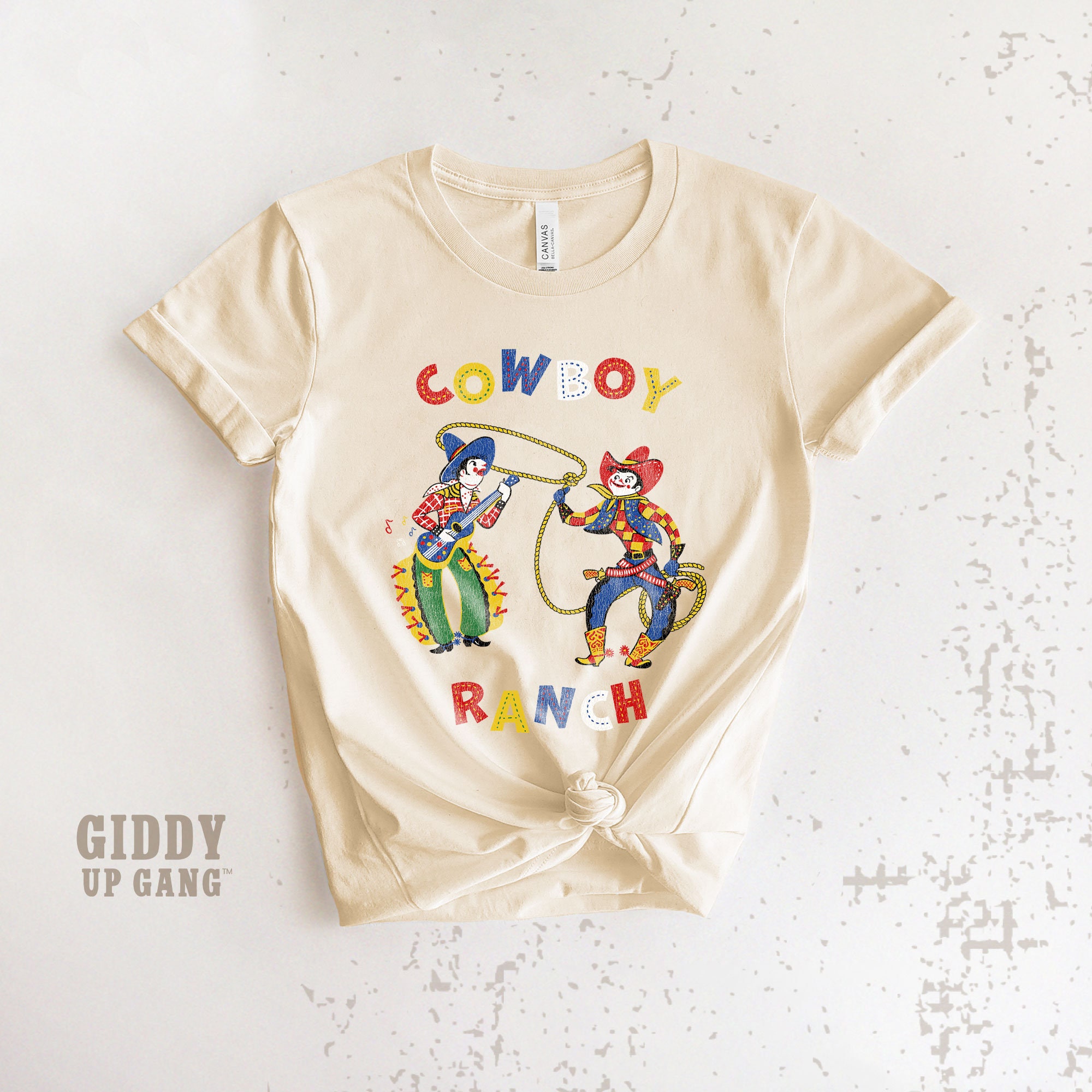 Western Shirt for Kids, Cowboy Ranch Natural Toddler Shirt, Vintage ...