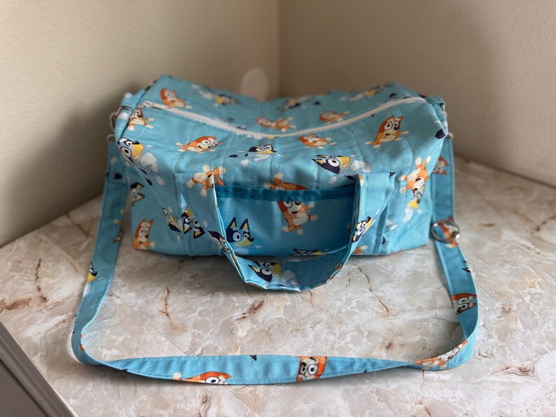 Quilted Kids Bluey Duffel Bag - Etsy