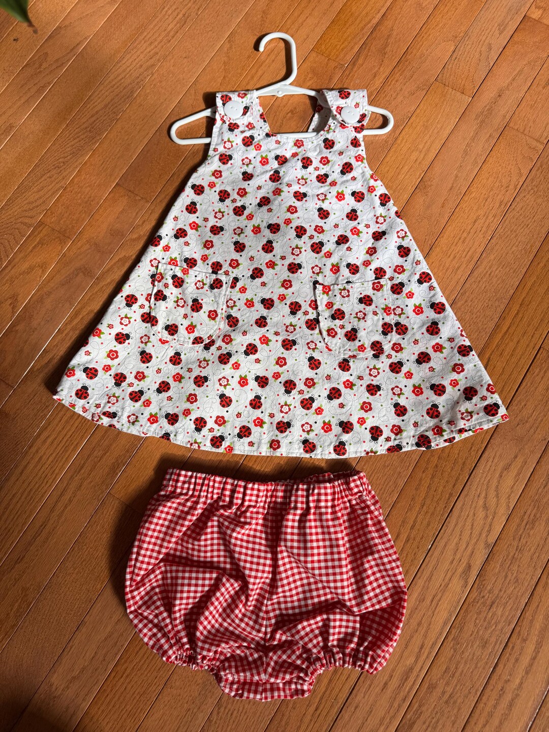 Baby Girl Dress and Bloomers Set - Etsy