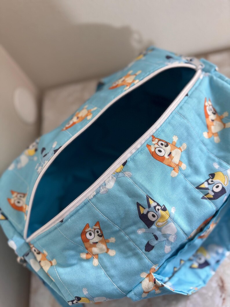 Quilted Kids Bluey Duffel Bag - Etsy