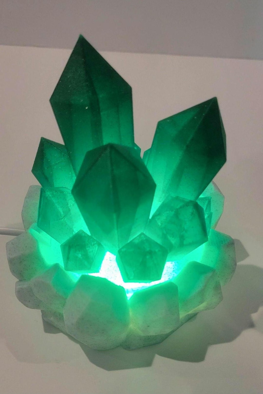 Fantasy Crystal USB LED Desk Lamp - Mystical Table Light for Cosplay ...