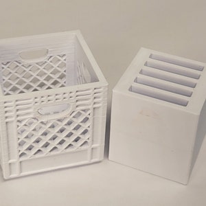 Small Stackable Milk Crates / Desk Organizer or Has Insert That Can Be ...