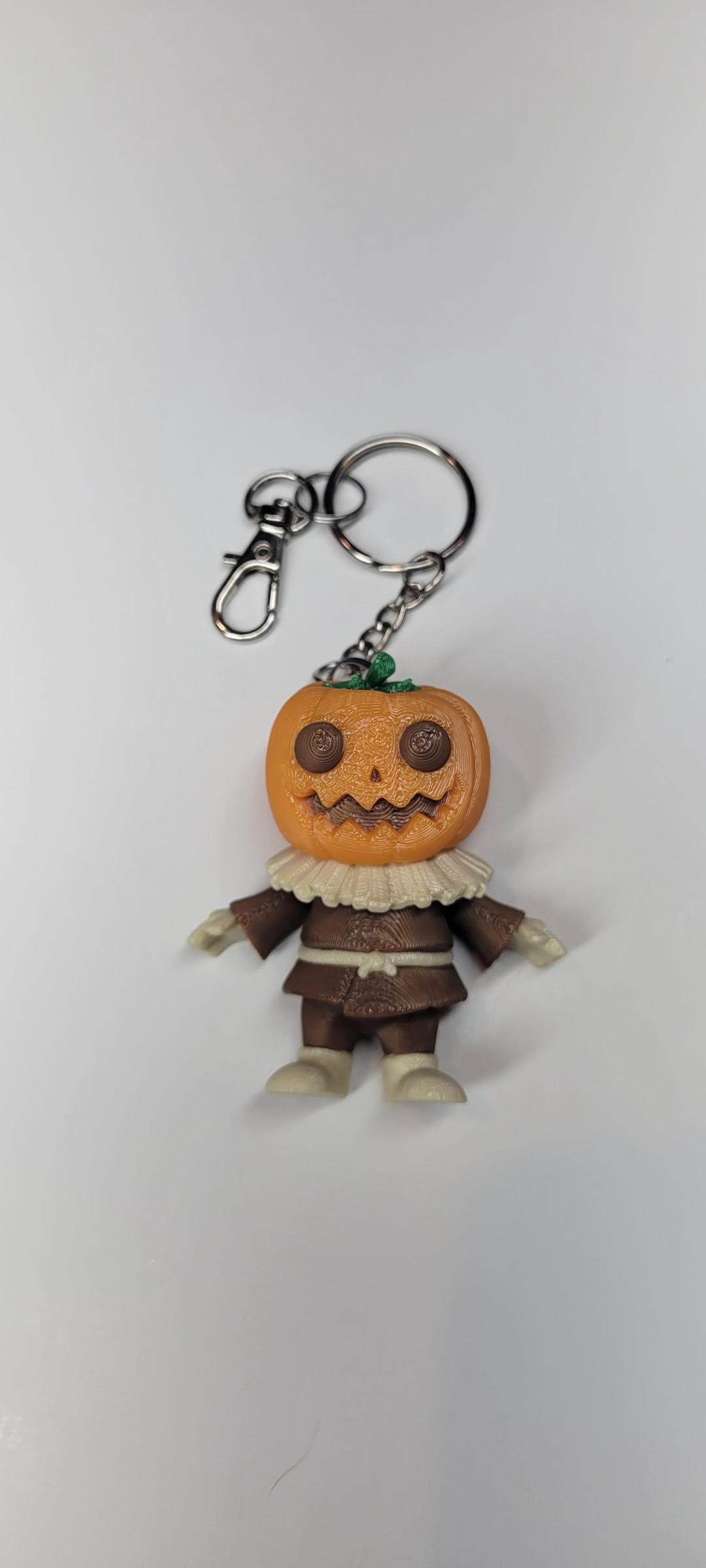 Adorable Pumpkin Man Keychain - Spooky Halloween Accessory for Fall ...
