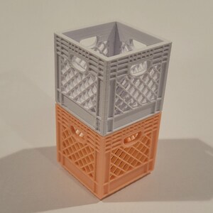 Small Stackable Milk Crates / Desk Organizer or Has Insert That Can Be ...