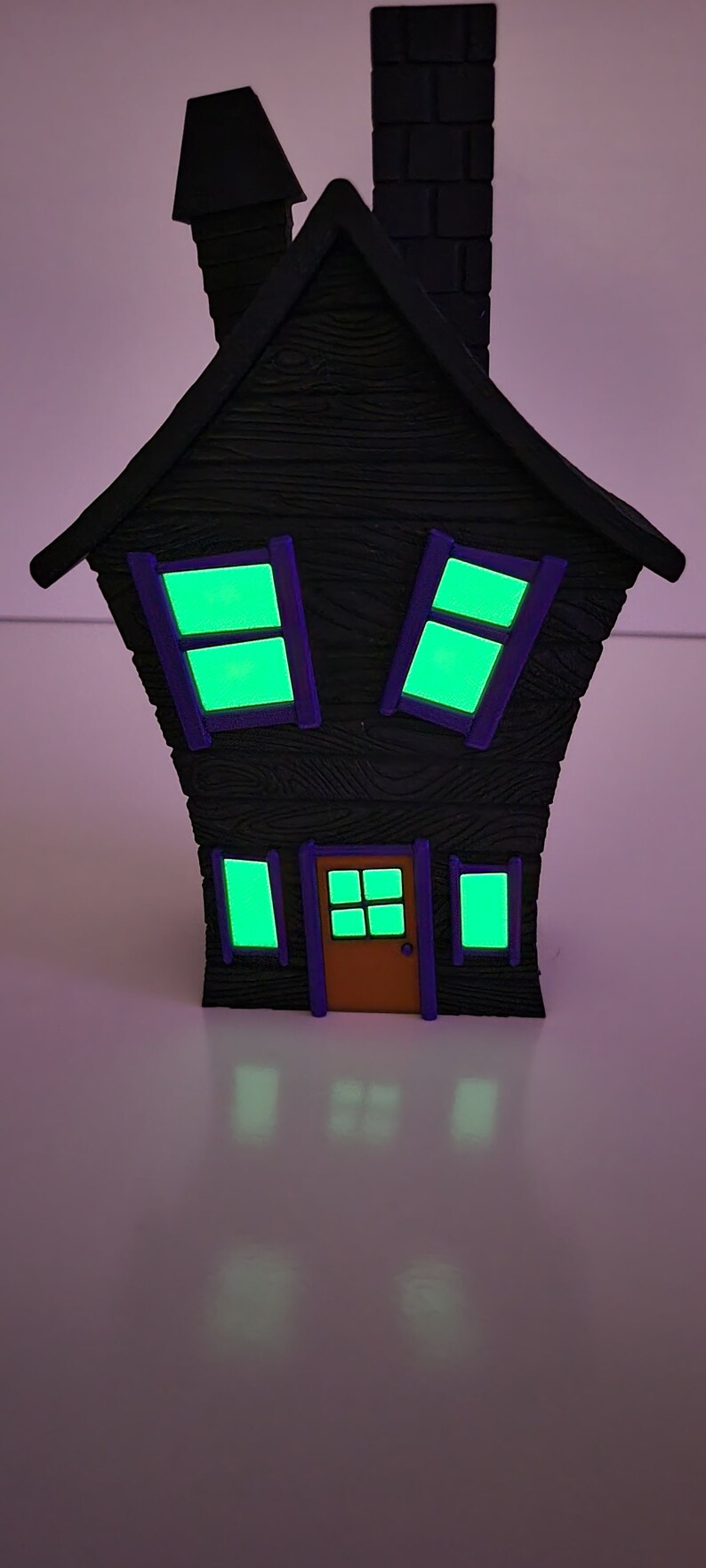 Spooky LED Haunted House Tea Light Holder - Halloween Table Decoration ...