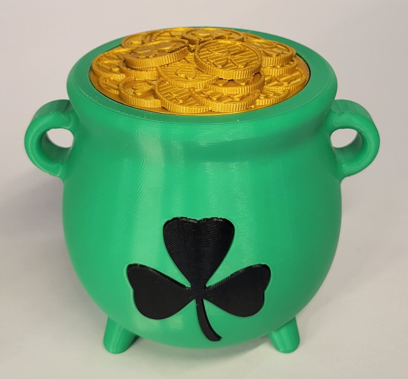 St. Patrick's Day Leprechaun Pot O Gold Bank - Etsy