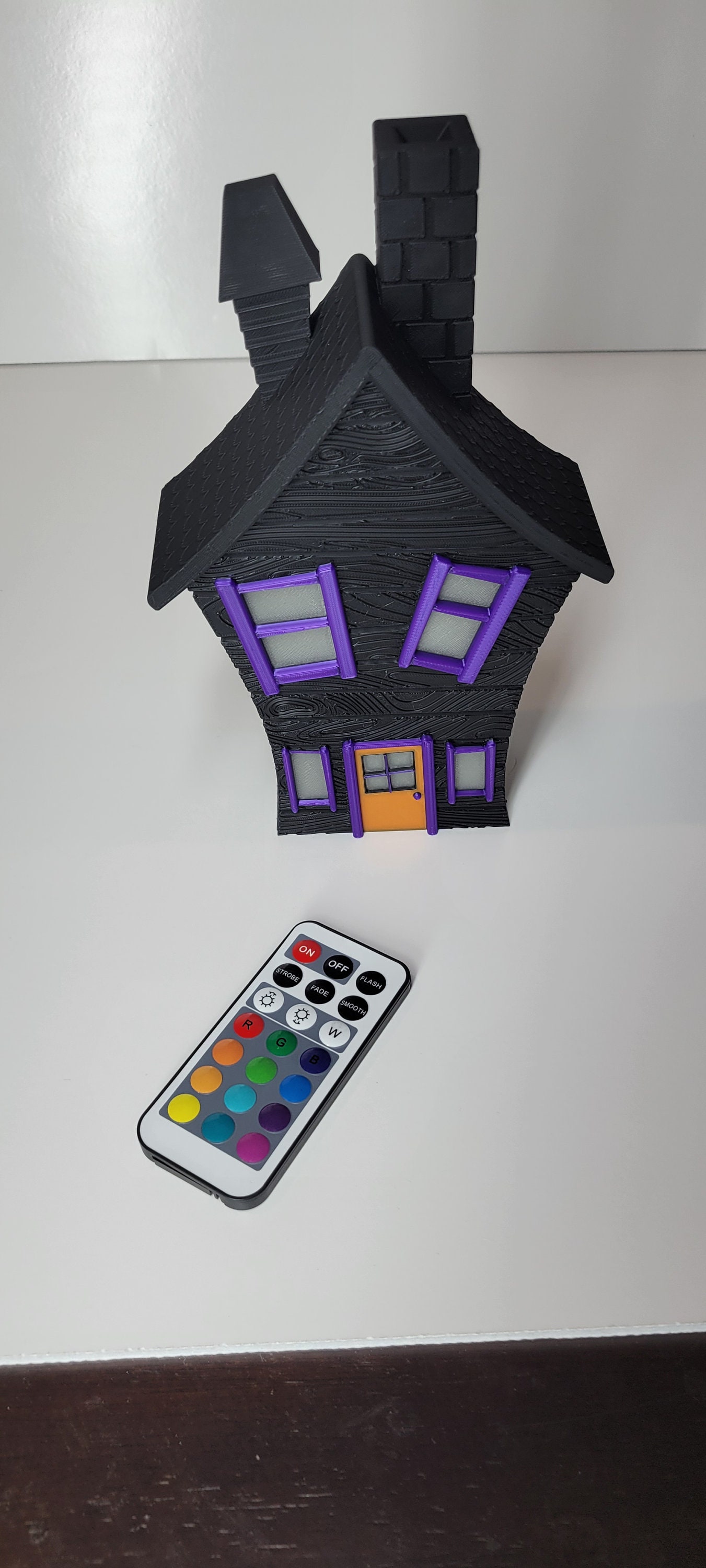 Spooky LED Haunted House Tea Light Holder - Halloween Table Decoration ...