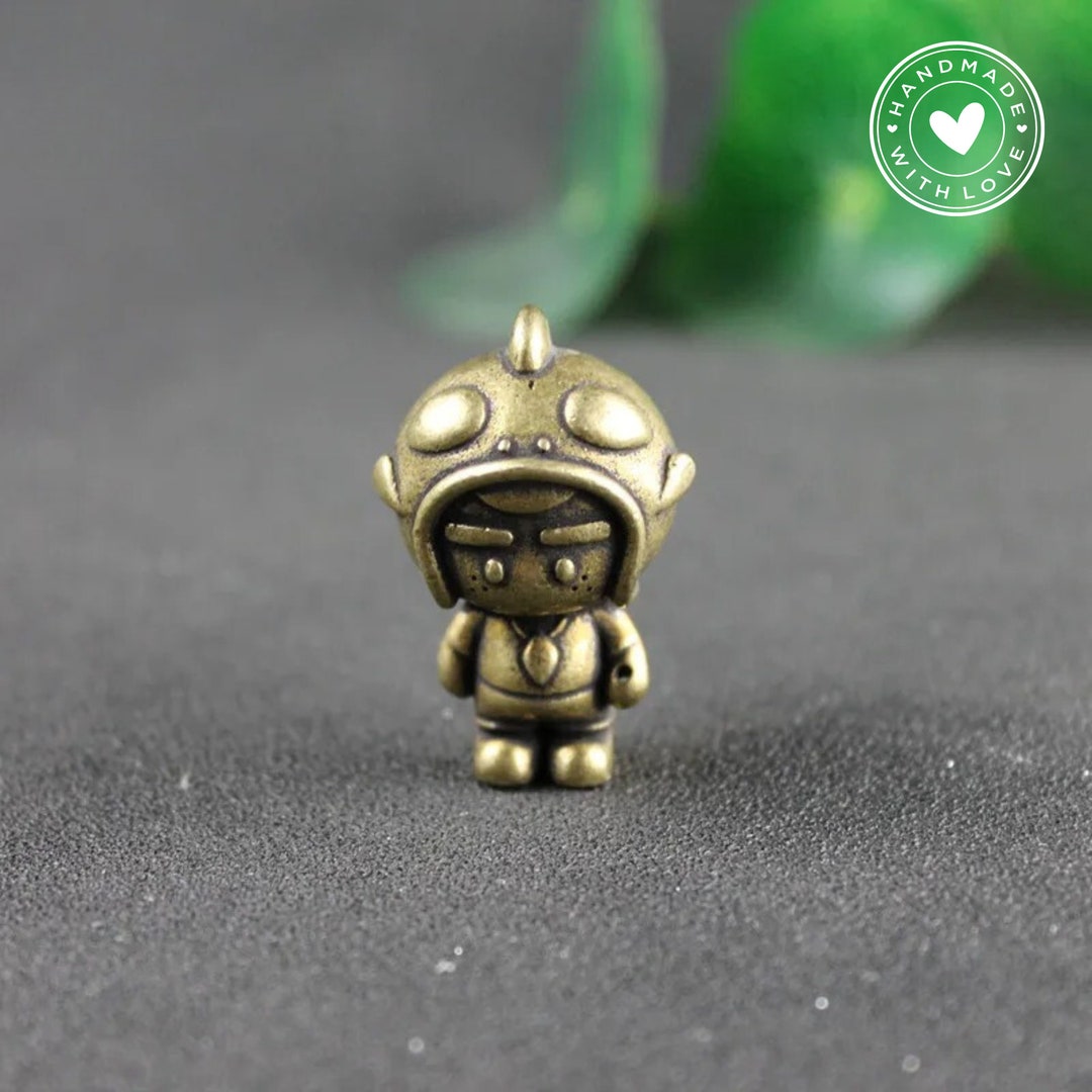 Pure Copper Cartoon Character Doll Brass Decoration DIY Keychain ...