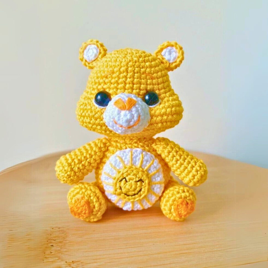 Crochet Care Bears Keychain Pattern Tenderheart Bear Crochet, Cheer ...