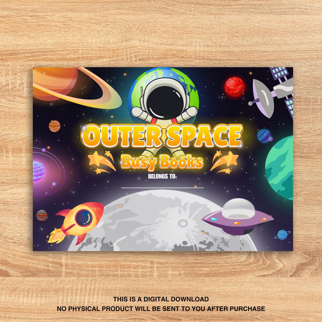 Engaging Space-themed Busy Book for Kids | Educational Solar System ...