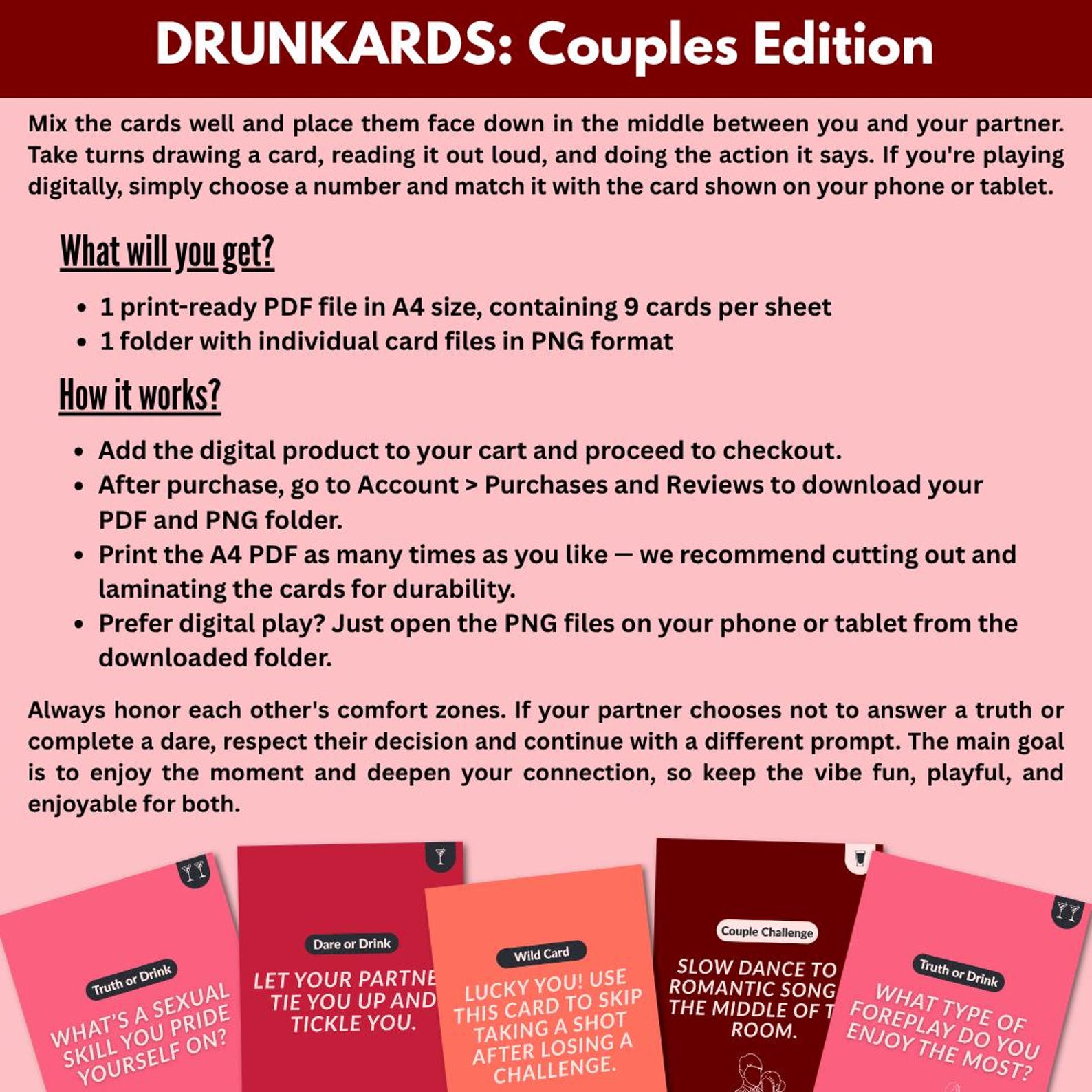Drunkards: Adult Drinking Card Game for Couples | Drinking Game for ...