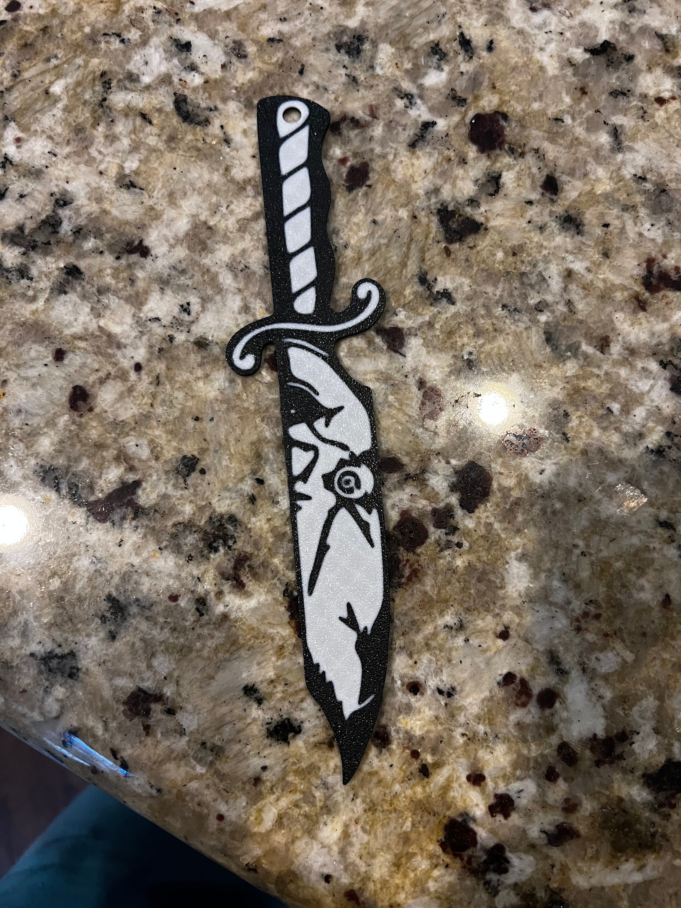 3D Printed Horror Character Knife Bookmarks, Slasher Theme Bookmark ...