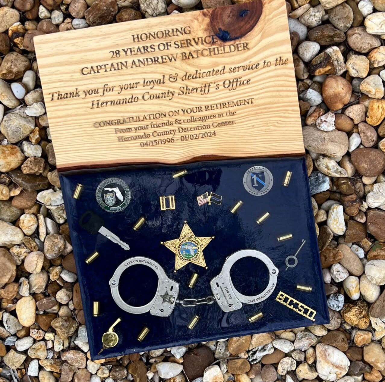 Custom Epoxy Resin Shadow Box Plaques, Custom Awards From Epoxy Resin ...