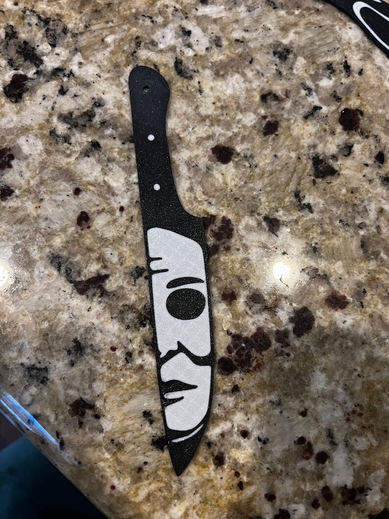 3D Printed Horror Character Knife Bookmarks, Slasher Theme Bookmark ...