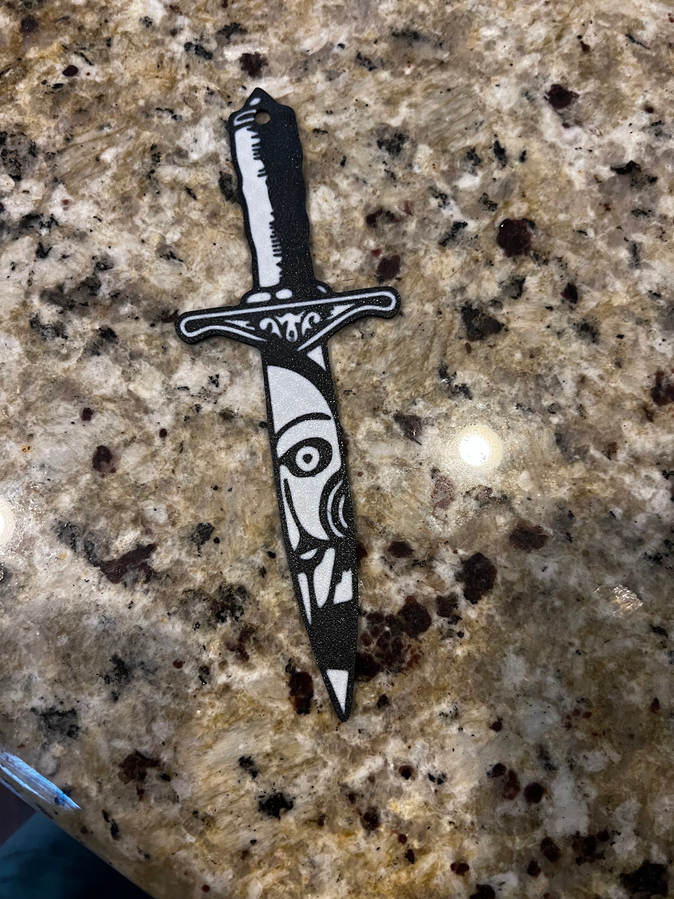 3D Printed Horror Character Knife Bookmarks, Slasher Theme Bookmark ...