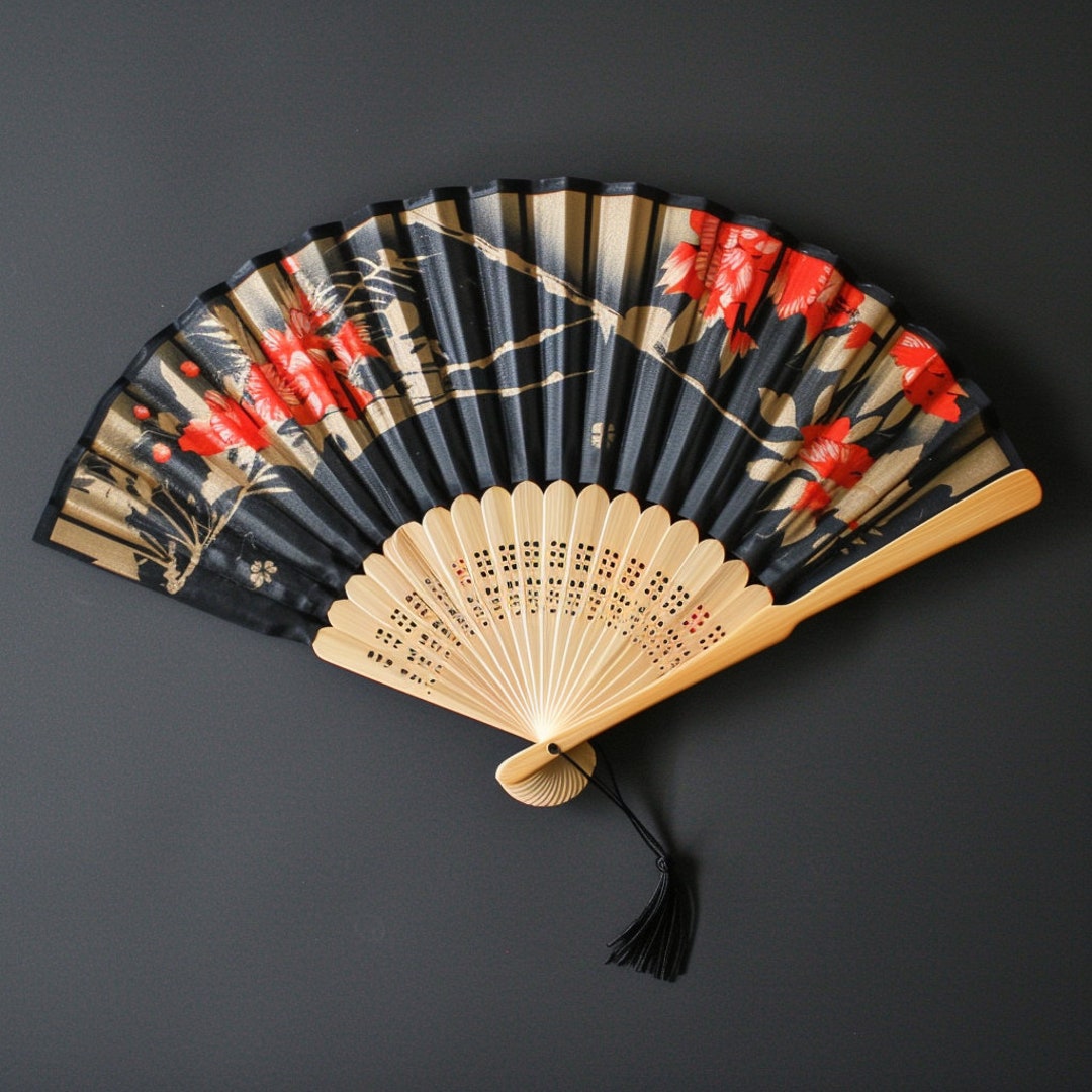 Moroccan Inspired Hand Painted Fan - Etsy