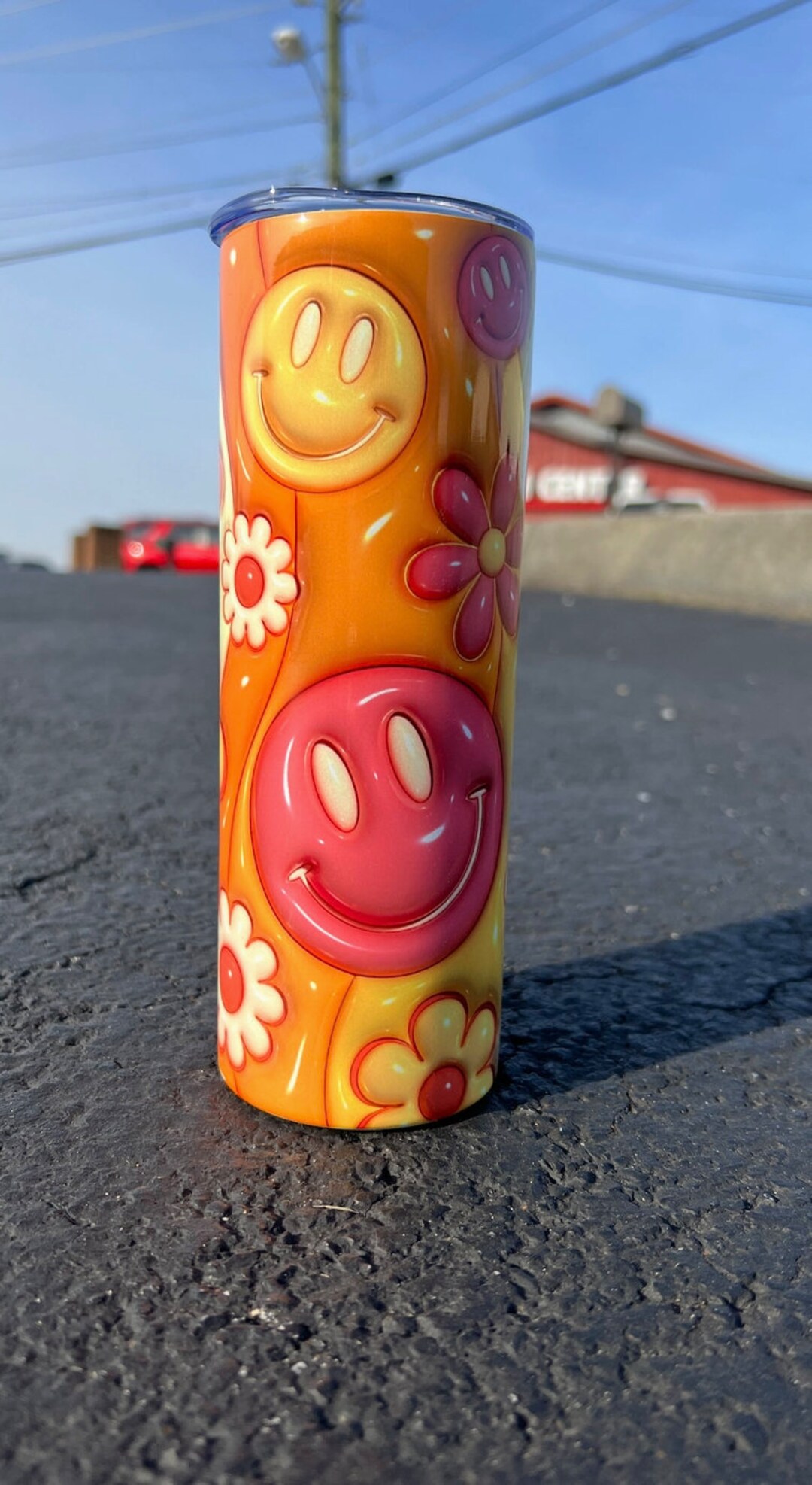 3D Retro Smiley - Etsy