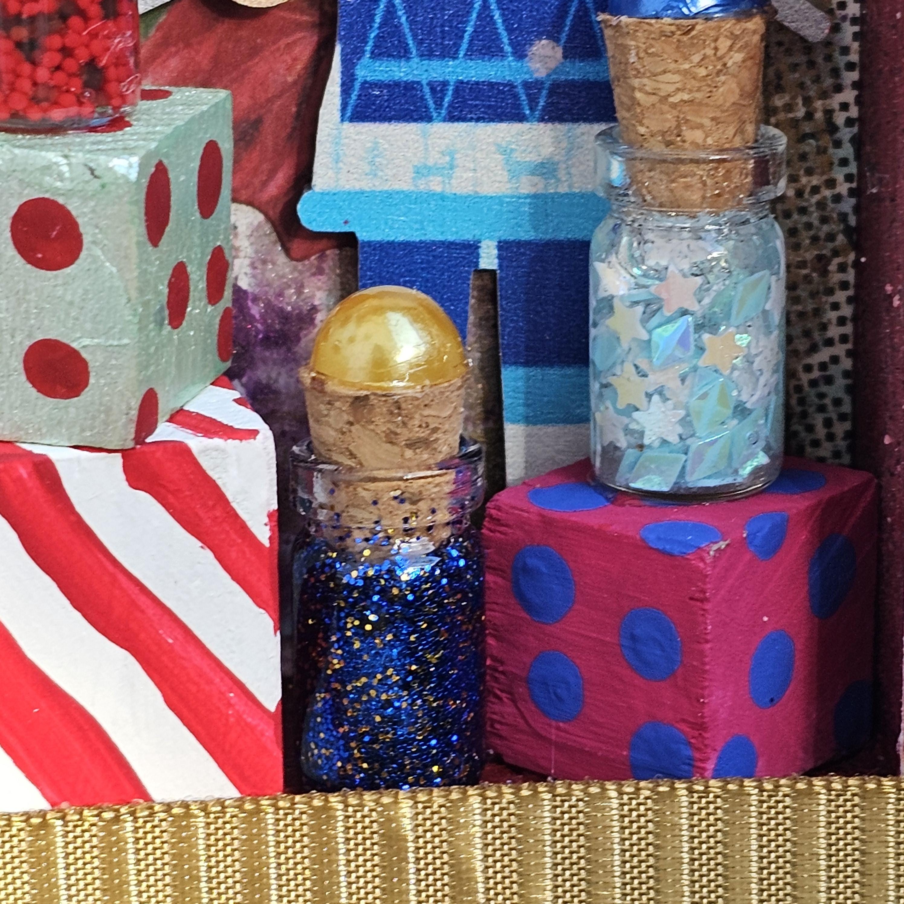 We Are Nutcrackers Diorama-christmas Mixed Media Collage-nutcracker Theme Shadow Box Art - Etsy