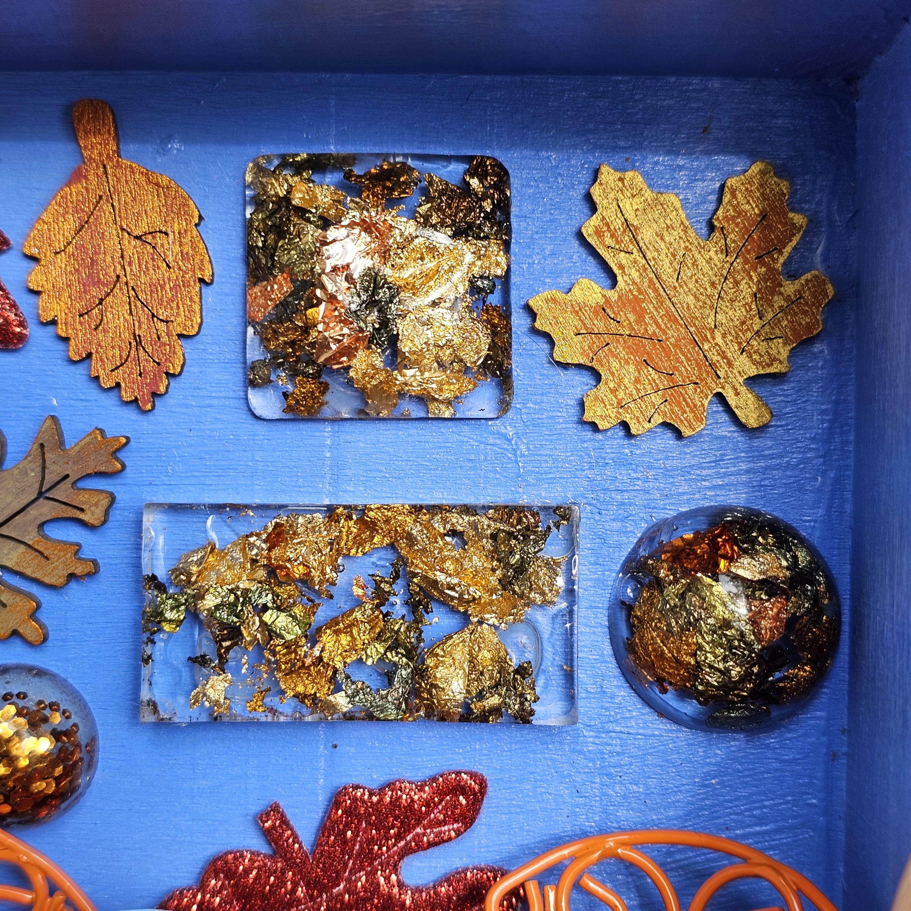 Autumn Bistro Diorama-animal Art Assemblage-coffee Shop Scene Shadow ...