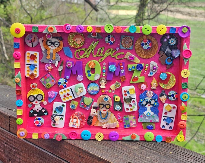 Magic Moms Diorama-momz Wall Art-mother's Day Shadow Box-girls of the ...