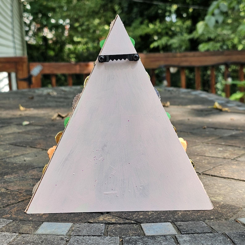 Magic Memories Triangle Diorama * Flower Girl Shadow Box * Assemblage ...