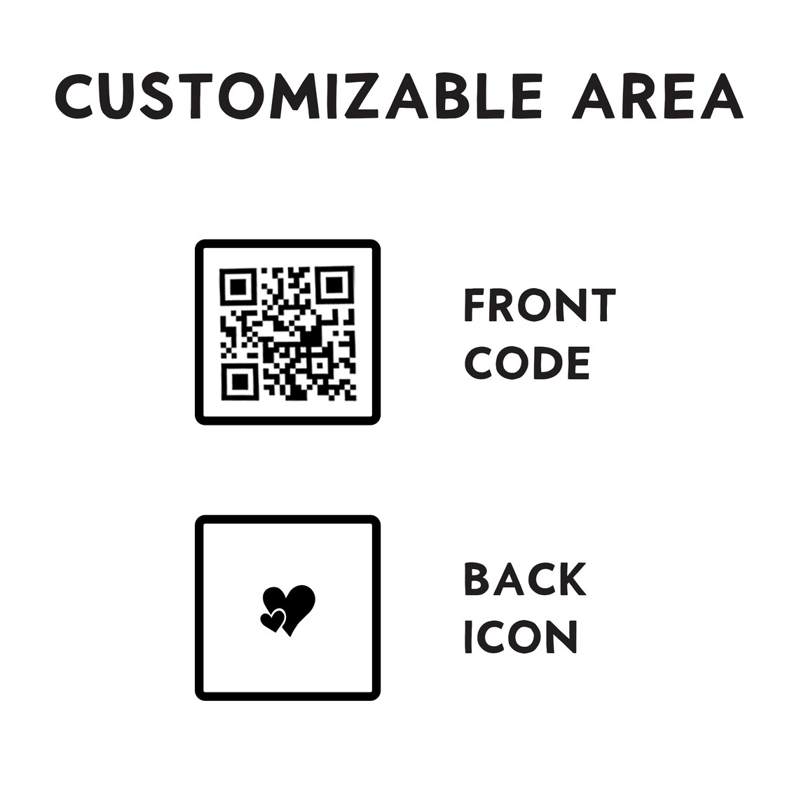 Personalized QR Code Keychain, Custom Code Key Chain, Engraved Music ...