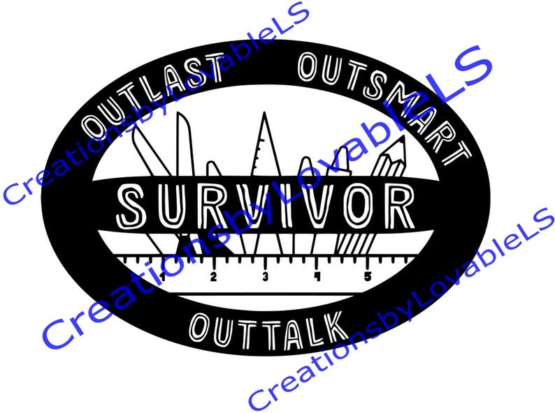 Survivor Teacher Logo SVG - Etsy