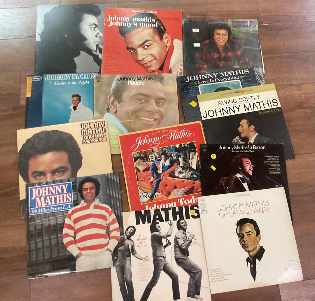 Rare Johnny Mathis Vinyl Record Collection 13 Albums! - Etsy